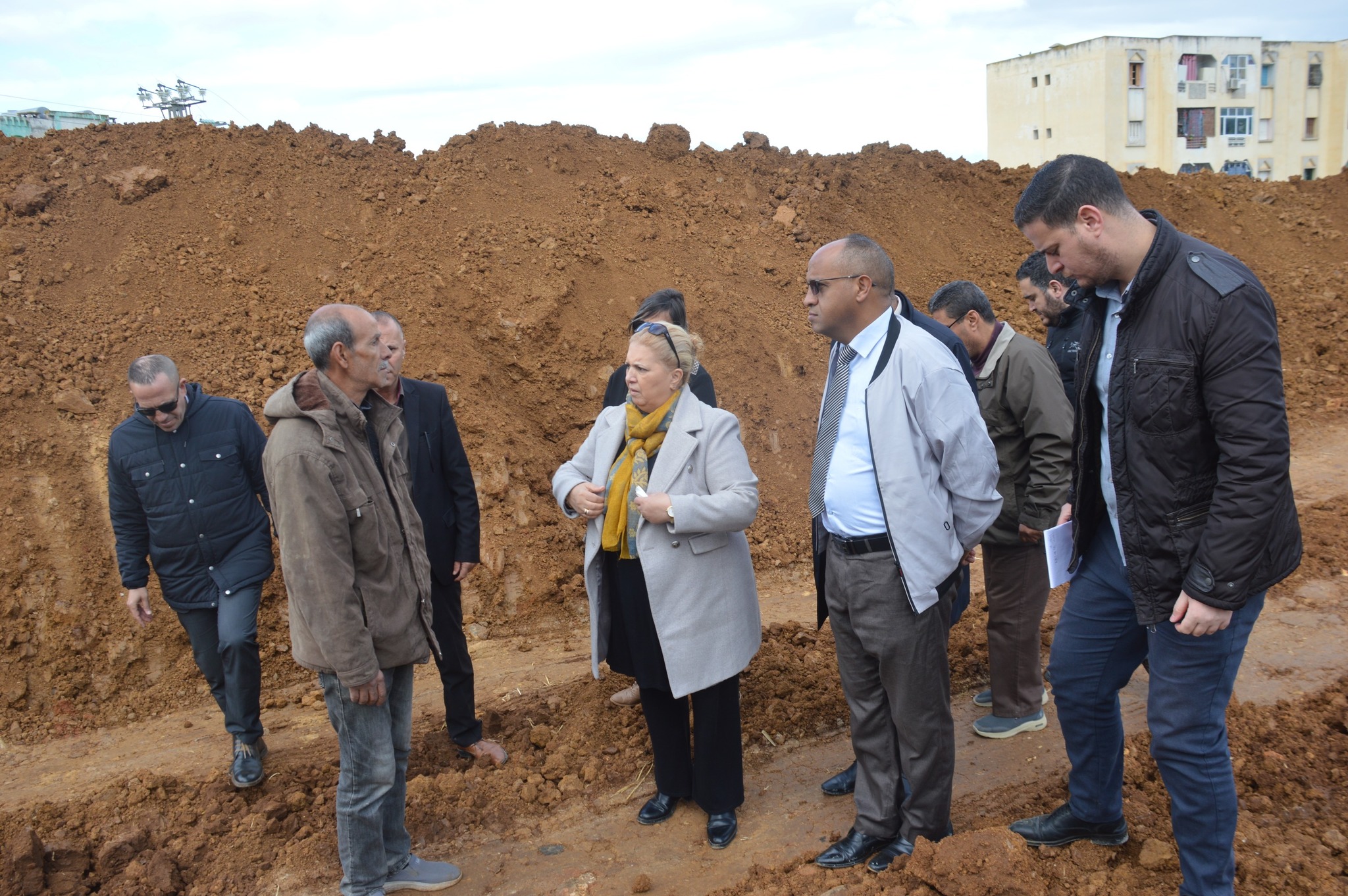 خرجة ميدانية لمعاينة مشاريع تنموية على مستوى بلدية وادي الشحم - wilaya ...
