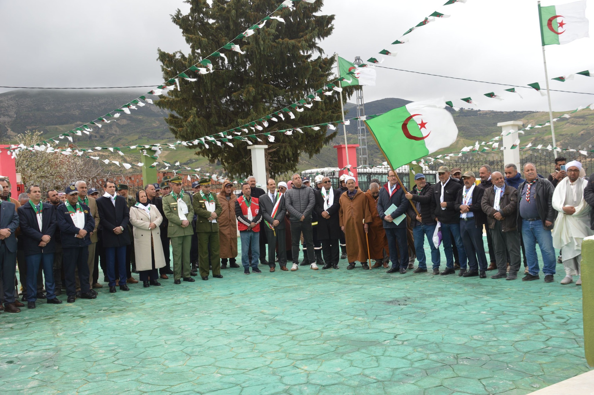 مراسم احياء الذكرى التاسعة و الستين (69) لمعركة البسباسة - wilaya guelma