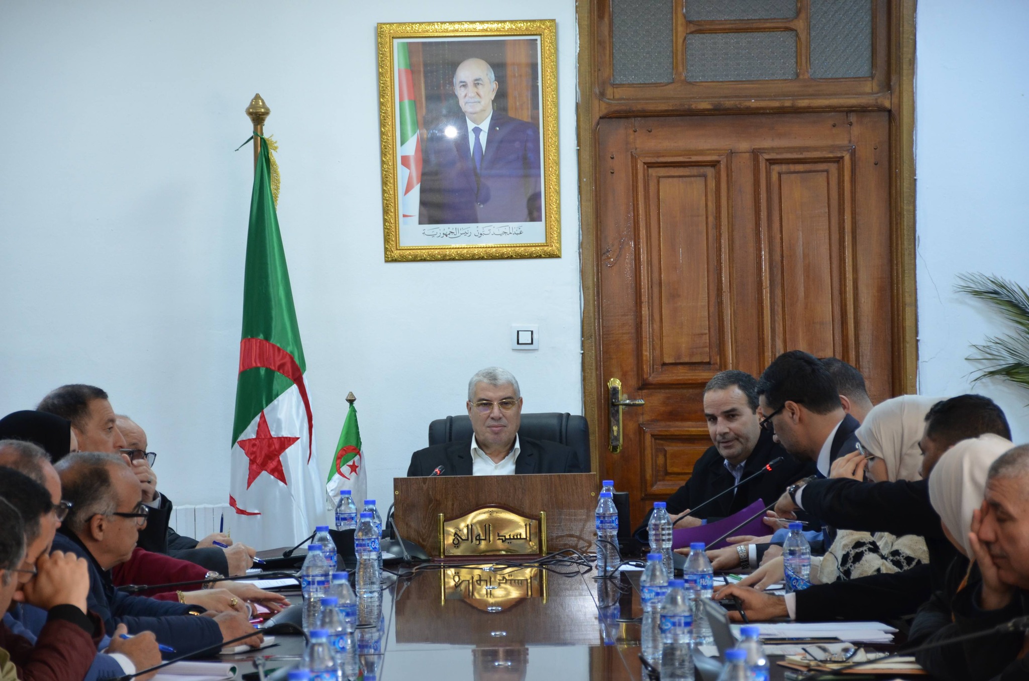 Rencontre du Wali de la wilaya avec les membres du Conseil suprême de ...